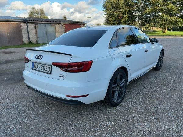 White Audi A4 2016 in Liepaja, with an engine capacity of 2.00 L and mileage of 158 thousand km for 15500 €, photo 5 on AUTOMOTO.COM.LV