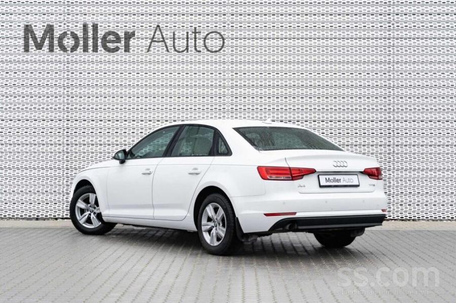 White Audi A4 2017 in Riga, with an engine capacity of 1.40 L and mileage of 132 thousand km for 15850 €, photo 3 on AUTOMOTO.COM.LV