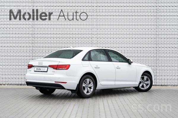 Balts Audi A4 2017 Rīga, ar dzinēja tilpumu 1.40 L un nobraukumu 132 tūkst. km par 15850 €, foto 4 vietnē AUTOMOTO.COM.LV