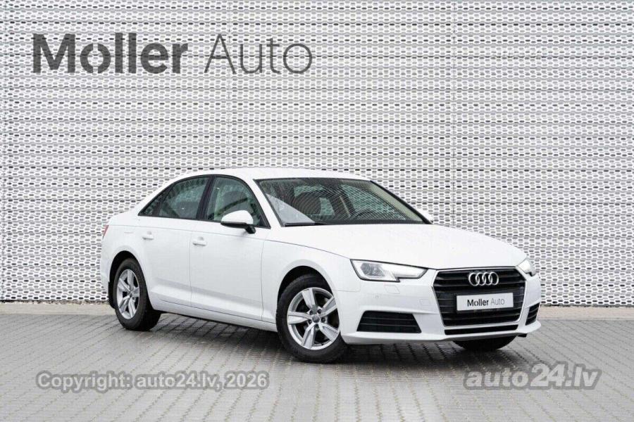 White Audi A4 2017 in Riga, with an engine capacity of 1.40 L and mileage of 132 thousand km for 16243 €, photo 2 on AUTOMOTO.COM.LV