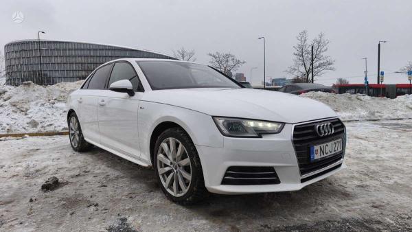 Balts Audi A4 2017 Viļņa, ar dzinēja tilpumu 1.98 L un nobraukumu 157 tūkst. km par 15600 €, foto 1 vietnē AUTOMOTO.COM.LV
