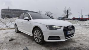Balts Audi A4 2017 Viļņa, ar dzinēja tilpumu 1.98 L un nobraukumu 157 tūkst. km par 15600 €, foto  vietnē AUTOMOTO.COM.LV