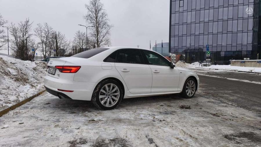 Balts Audi A4 2017 Viļņa, ar dzinēja tilpumu 1.98 L un nobraukumu 157 tūkst. km par 15600 €, foto 4 vietnē AUTOMOTO.COM.LV