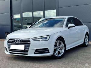 Balts Audi A4 2017 Viļņa, ar dzinēja tilpumu 2.00 L un nobraukumu 215 tūkst. km par 15500 €, foto  vietnē AUTOMOTO.COM.LV