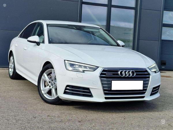 White Audi A4 2017 in Vilnius, with an engine capacity of 2.00 L and mileage of 215 thousand km for 15500 €, photo 2 on AUTOMOTO.COM.LV