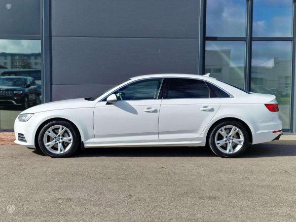White Audi A4 2017 in Vilnius, with an engine capacity of 2.00 L and mileage of 215 thousand km for 15500 €, photo 4 on AUTOMOTO.COM.LV
