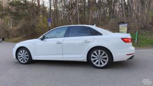 White Audi A4 2017 in Vilnius, with an engine capacity of 2.00 L and mileage of 160 thousand km for 14400 €, photo 6 on AUTOMOTO.COM.LV