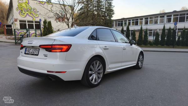 White Audi A4 2017 in Vilnius, with an engine capacity of 2.00 L and mileage of 160 thousand km for 14400 €, photo 8 on AUTOMOTO.COM.LV
