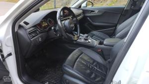 White Audi A4 2017 in Vilnius, with an engine capacity of 2.00 L and mileage of 160 thousand km for 14400 €, photo 14 on AUTOMOTO.COM.LV