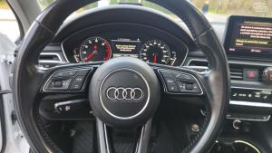 White Audi A4 2017 in Vilnius, with an engine capacity of 2.00 L and mileage of 160 thousand km for 14400 €, photo 15 on AUTOMOTO.COM.LV