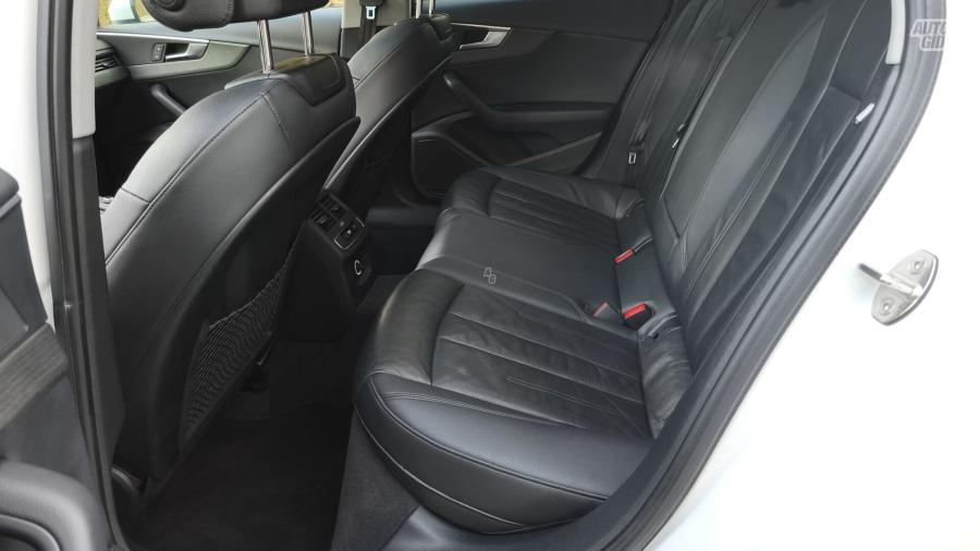 White Audi A4 2017 in Vilnius, with an engine capacity of 2.00 L and mileage of 160 thousand km for 14400 €, photo 19 on AUTOMOTO.COM.LV