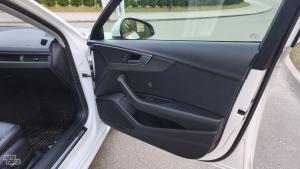 White Audi A4 2017 in Vilnius, with an engine capacity of 2.00 L and mileage of 160 thousand km for 14400 €, photo 21 on AUTOMOTO.COM.LV