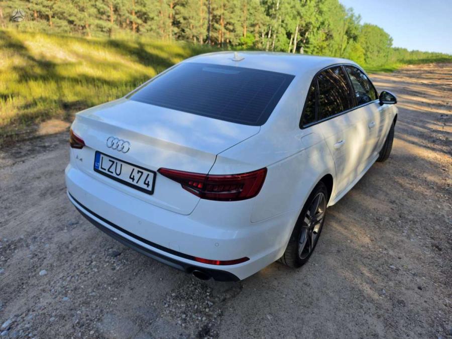 White Audi A4 2017 in Kaunas, with an engine capacity of 1.98 L and mileage of 148 thousand km for 14300 €, photo 5 on AUTOMOTO.COM.LV