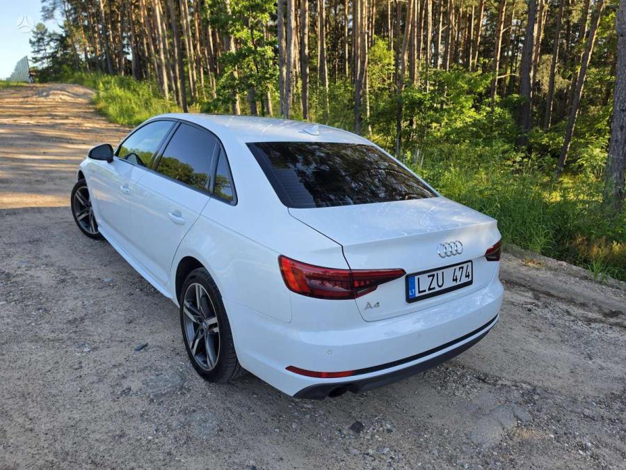 White Audi A4 2017 in Kaunas, with an engine capacity of 1.98 L and mileage of 148 thousand km for 14300 €, photo 6 on AUTOMOTO.COM.LV