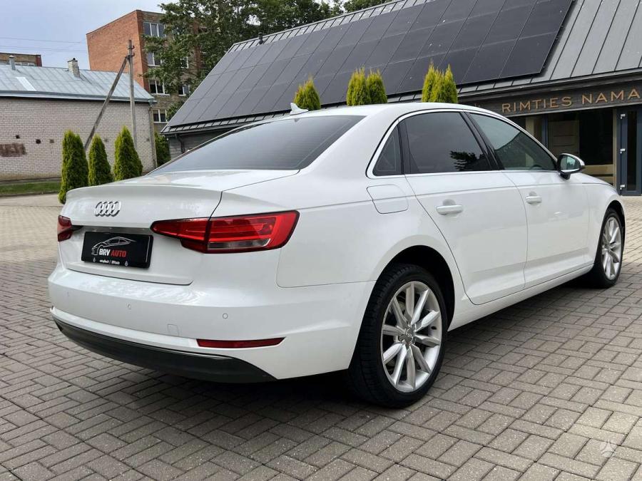 White Audi A4 2017 in Kedainiai, with an engine capacity of 1.97 L and mileage of 313 thousand km for 10950 €, photo 21 on AUTOMOTO.COM.LV