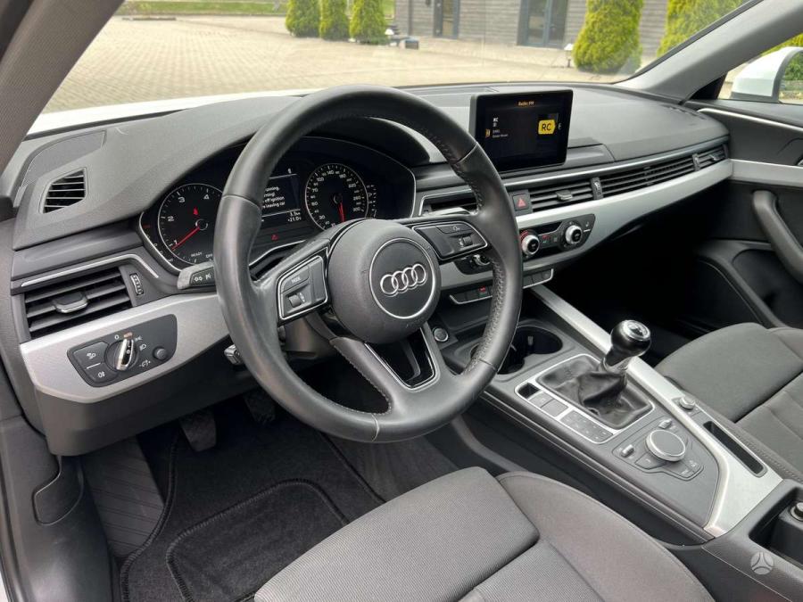 White Audi A4 2017 in Kedainiai, with an engine capacity of 1.97 L and mileage of 313 thousand km for 10950 €, photo 23 on AUTOMOTO.COM.LV