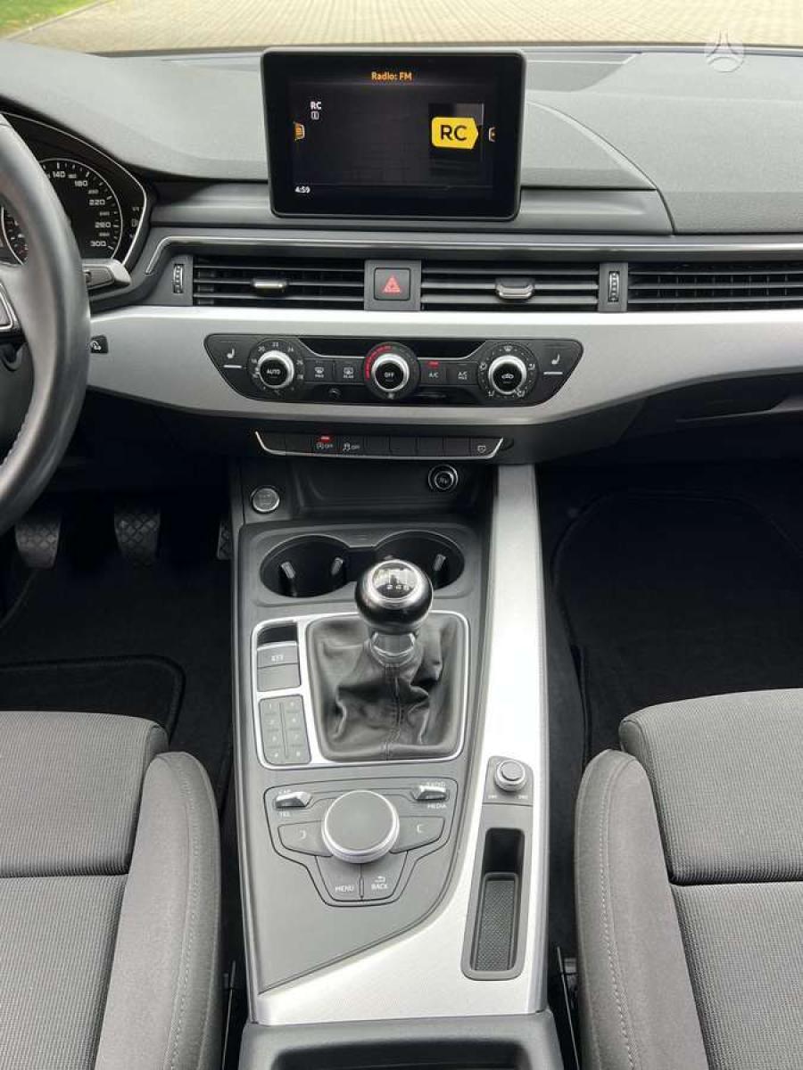 White Audi A4 2017 in Kedainiai, with an engine capacity of 1.97 L and mileage of 313 thousand km for 10950 €, photo 31 on AUTOMOTO.COM.LV