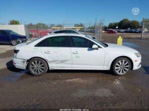 White Audi A4 2018 in Klaipeda, with an engine capacity of 2.00 L and mileage of 190 thousand km for 8075 €, photo 13 on AUTOMOTO.COM.LV