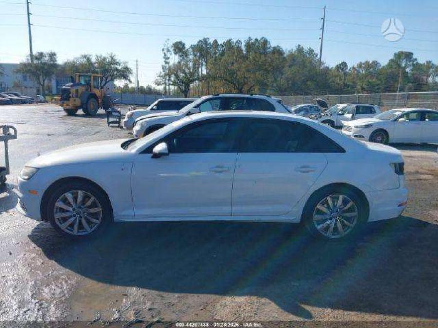 White Audi A4 2018 in Klaipeda, with an engine capacity of 2.00 L and mileage of 190 thousand km for 8075 €, photo 14 on AUTOMOTO.COM.LV