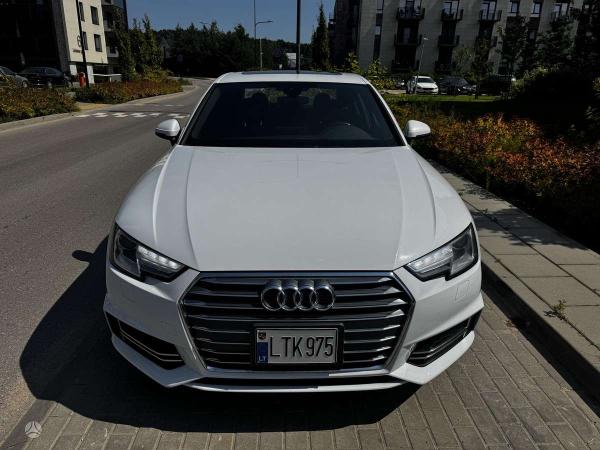 Balts Audi A4 2018 Viļņa, ar dzinēja tilpumu 1.98 L un nobraukumu 90 tūkst. km par 13350 €, foto 1 vietnē AUTOMOTO.COM.LV
