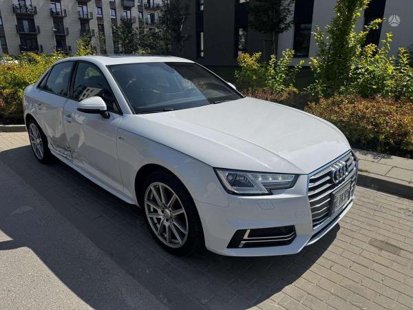 Balts Audi A4 2018 Viļņa, ar dzinēja tilpumu 1.98 L un nobraukumu 90 tūkst. km par 13350 €, foto 4 vietnē AUTOMOTO.COM.LV