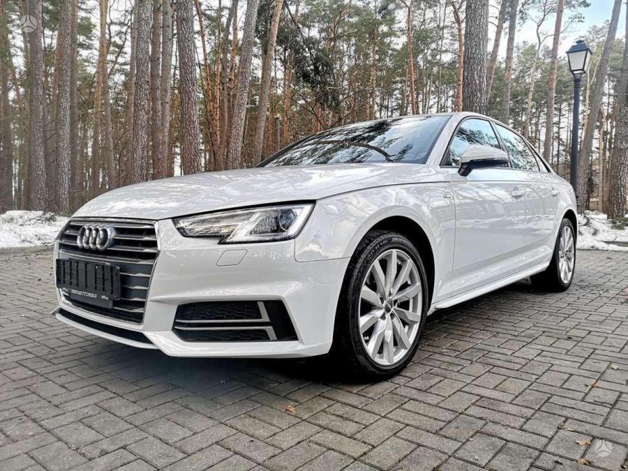 Balts Audi A4 2018 Viļņa, ar dzinēja tilpumu 1.98 L un nobraukumu 92 tūkst. km par 10800 €, foto 4 vietnē AUTOMOTO.COM.LV