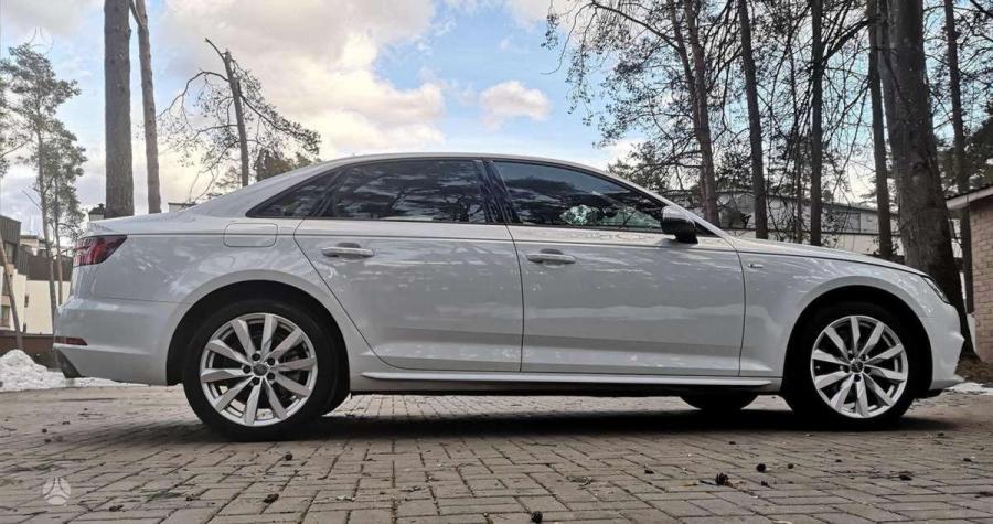 Balts Audi A4 2018 Viļņa, ar dzinēja tilpumu 1.98 L un nobraukumu 92 tūkst. km par 10800 €, foto 8 vietnē AUTOMOTO.COM.LV