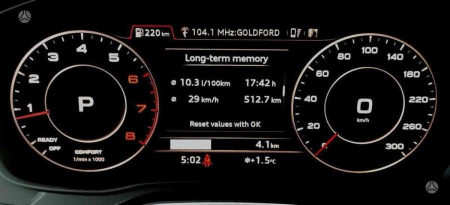 Balts Audi A4 2018 Viļņa, ar dzinēja tilpumu 1.98 L un nobraukumu 92 tūkst. km par 10800 €, foto 12 vietnē AUTOMOTO.COM.LV