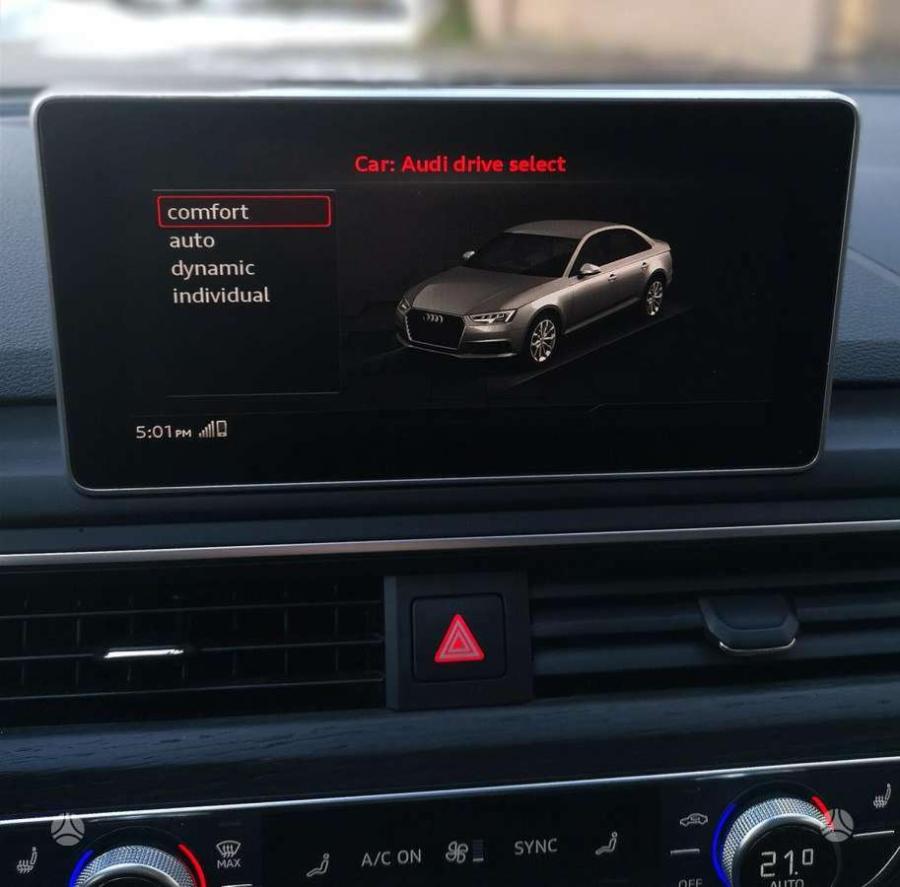 Balts Audi A4 2018 Viļņa, ar dzinēja tilpumu 1.98 L un nobraukumu 92 tūkst. km par 10800 €, foto 22 vietnē AUTOMOTO.COM.LV
