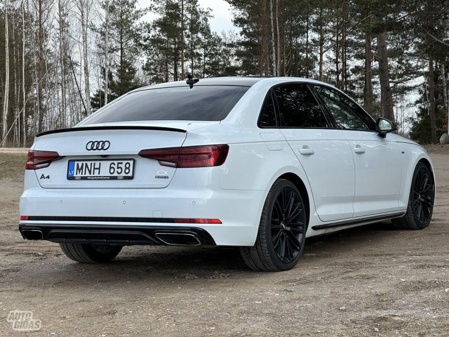 White Audi A4 2019 in Gargzdai, with an engine capacity of 2.00 L and mileage of 111 thousand km for 19000 €, photo 5 on AUTOMOTO.COM.LV