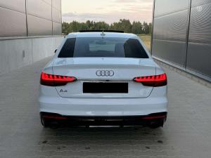 White Audi A4 2020 in Siauliai, with an engine capacity of 2.00 L and mileage of 102 thousand km for 15700 €, photo 4 on AUTOMOTO.COM.LV