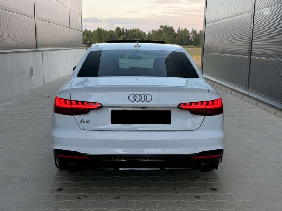 White Audi A4 2020 in Siauliai, with an engine capacity of 2.00 L and mileage of 102 thousand km for 15700 €, photo 4 on AUTOMOTO.COM.LV