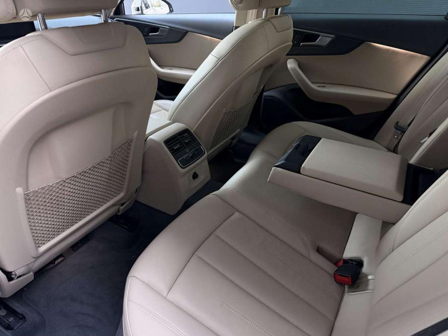 White Audi A4 2020 in Siauliai, with an engine capacity of 2.00 L and mileage of 102 thousand km for 15700 €, photo 9 on AUTOMOTO.COM.LV
