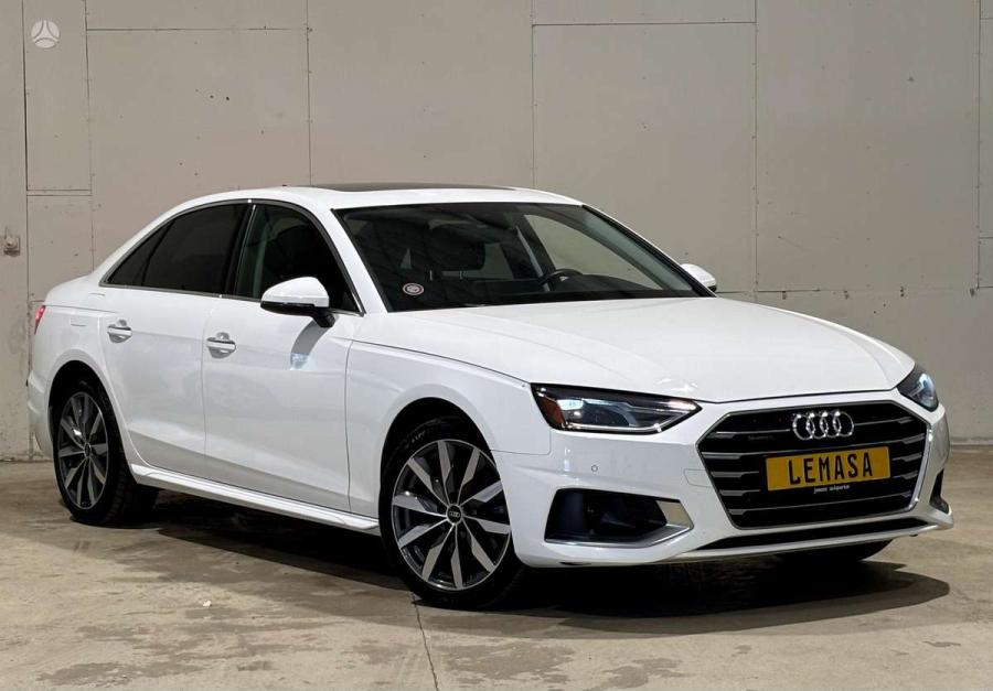 White Audi A4 2021 in Klaipeda, with an engine capacity of 1.98 L and mileage of 104 thousand km for 21800 €, photo 23 on AUTOMOTO.COM.LV