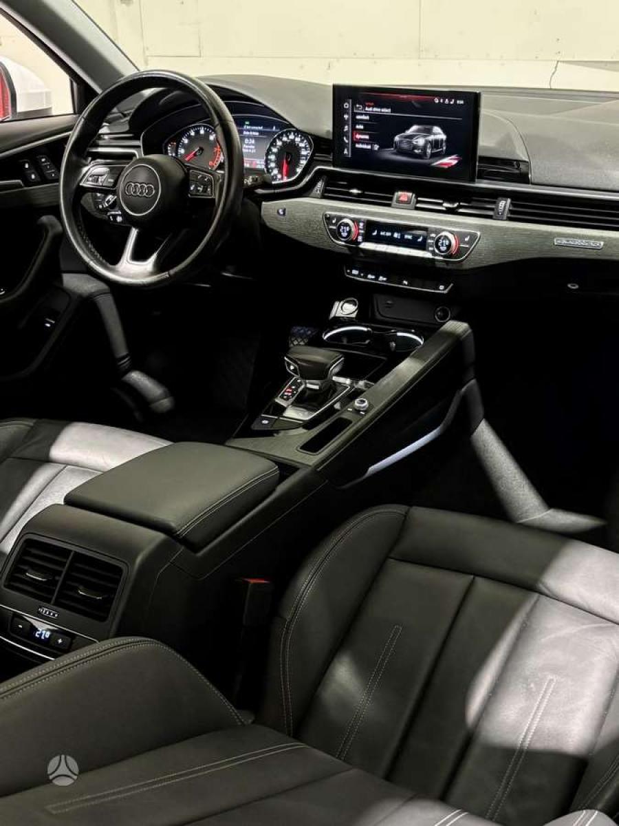 White Audi A4 2021 in Klaipeda, with an engine capacity of 1.98 L and mileage of 104 thousand km for 21800 €, photo 24 on AUTOMOTO.COM.LV