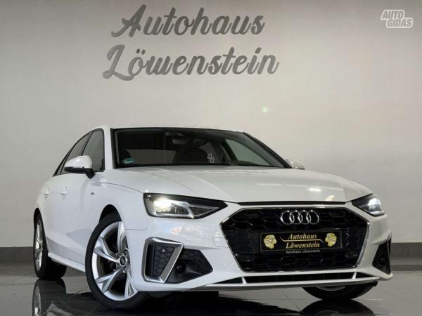 White Audi A4 2023 in Kaunas, with an engine capacity of 2.00 L and mileage of 31 thousand km for 32679 €, photo 1 on AUTOMOTO.COM.LV