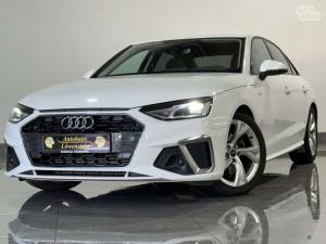 White Audi A4 2023 in Kaunas, with an engine capacity of 2.00 L and mileage of 31 thousand km for 32679 €, photo 3 on AUTOMOTO.COM.LV