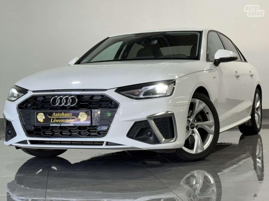 White Audi A4 2023 in Kaunas, with an engine capacity of 2.00 L and mileage of 31 thousand km for 32679 €, photo 3 on AUTOMOTO.COM.LV