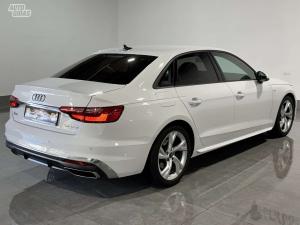 White Audi A4 2023 in Kaunas, with an engine capacity of 2.00 L and mileage of 31 thousand km for 32679 €, photo 6 on AUTOMOTO.COM.LV