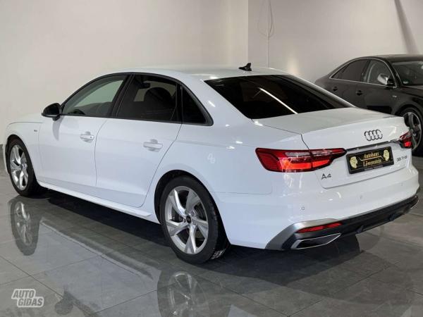 White Audi A4 2023 in Kaunas, with an engine capacity of 2.00 L and mileage of 31 thousand km for 32679 €, photo 7 on AUTOMOTO.COM.LV