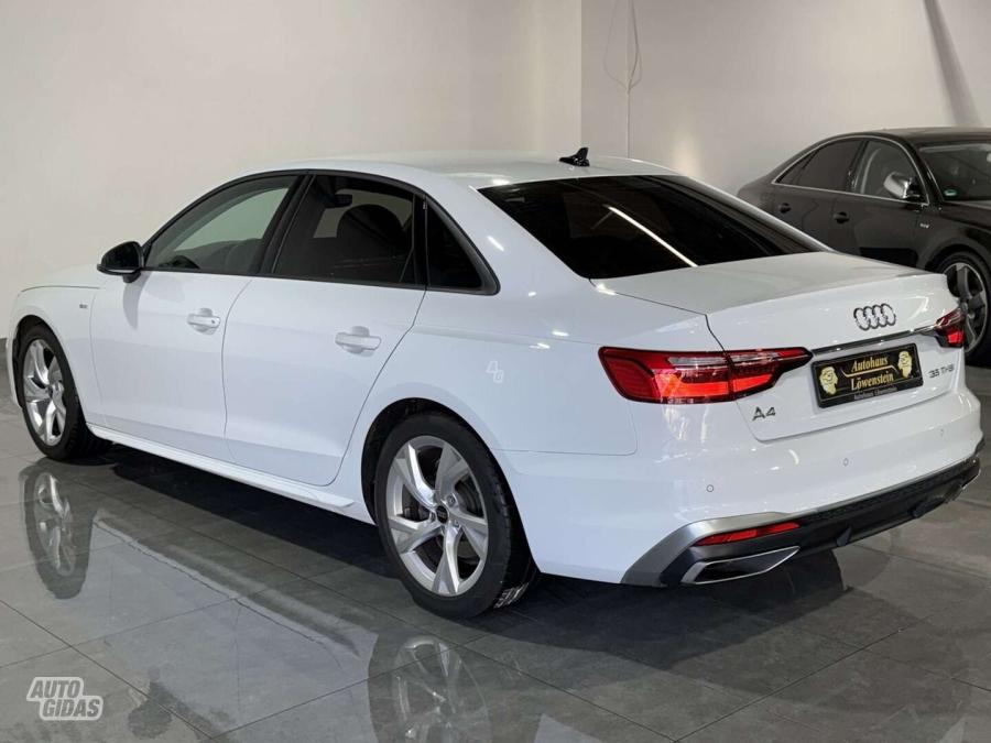 White Audi A4 2023 in Kaunas, with an engine capacity of 2.00 L and mileage of 31 thousand km for 32679 €, photo 7 on AUTOMOTO.COM.LV