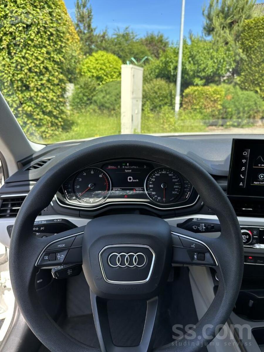 Balts Audi A4 2023 Rīga, ar dzinēja tilpumu 2.00 L un nobraukumu 61 tūkst. km par 24000 €, foto 6 vietnē AUTOMOTO.COM.LV