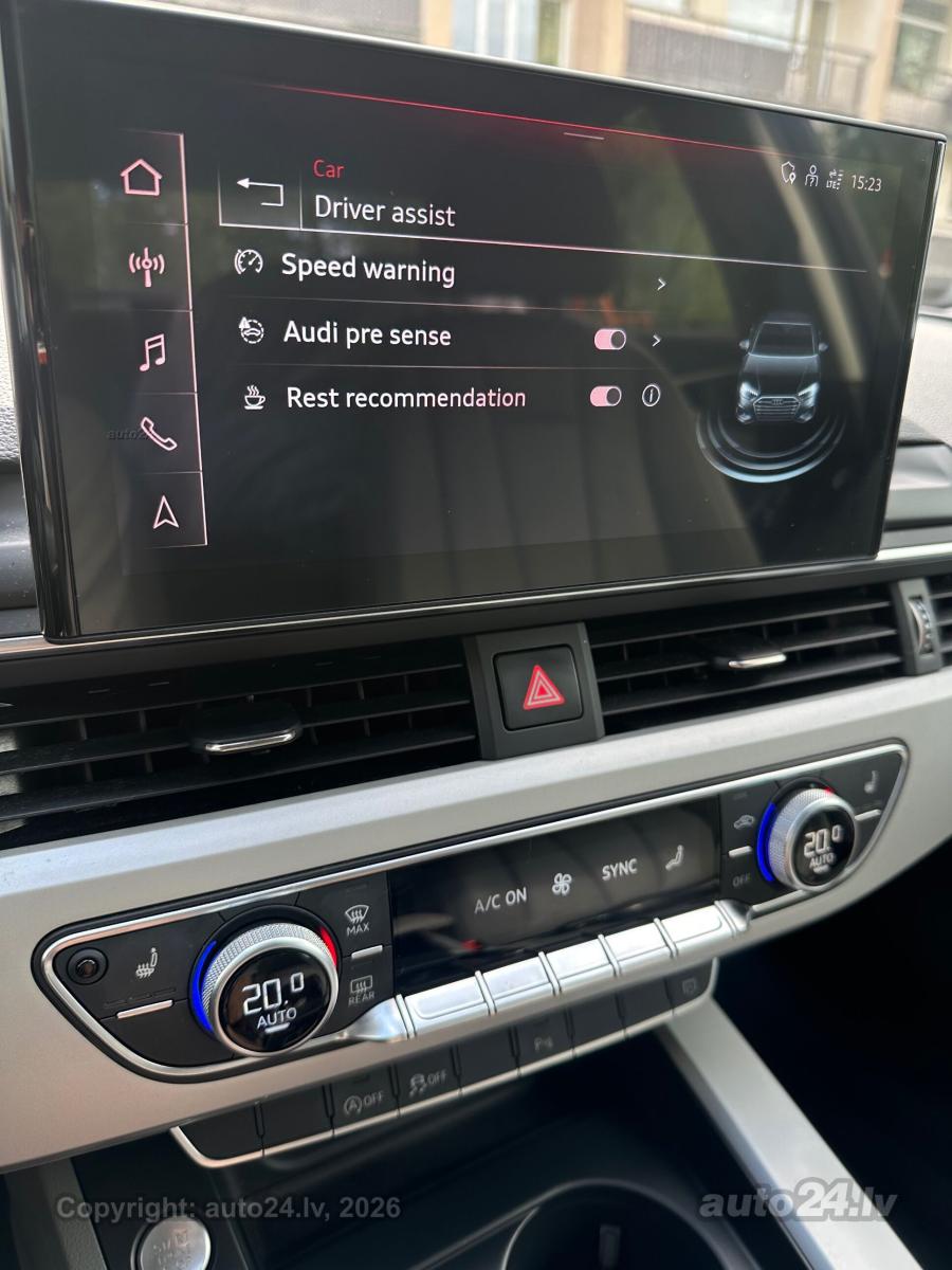 Balts Audi A4 2023 Rīga, ar dzinēja tilpumu 2.00 L un nobraukumu 61 tūkst. km par 24000 €, foto 14 vietnē AUTOMOTO.COM.LV