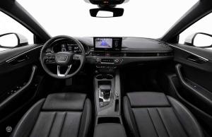 White Audi A4 2023 in Kaunas, with an engine capacity of 1.98 L and mileage of 52 thousand km for 27500 €, photo 6 on AUTOMOTO.COM.LV