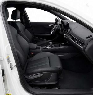 White Audi A4 2023 in Kaunas, with an engine capacity of 1.98 L and mileage of 52 thousand km for 27500 €, photo 7 on AUTOMOTO.COM.LV