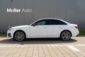 Balts Audi A4 2023 Viļņa, ar dzinēja tilpumu 2.00 L un nobraukumu 46 tūkst. km par 29950 €, foto 3 vietnē AUTOMOTO.COM.LV