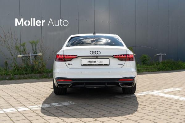 Balts Audi A4 2023 Viļņa, ar dzinēja tilpumu 2.00 L un nobraukumu 46 tūkst. km par 29950 €, foto 6 vietnē AUTOMOTO.COM.LV