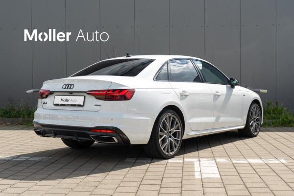 Balts Audi A4 2023 Viļņa, ar dzinēja tilpumu 2.00 L un nobraukumu 46 tūkst. km par 29950 €, foto 7 vietnē AUTOMOTO.COM.LV