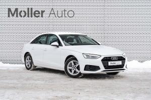 Balts Audi A4 2024 Mārupe, ar dzinēja tilpumu 2.00 L un nobraukumu 14 tūkst. km par 32900 €, foto 2 vietnē AUTOMOTO.COM.LV
