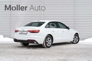 Balts Audi A4 2024 Mārupe, ar dzinēja tilpumu 2.00 L un nobraukumu 14 tūkst. km par 32900 €, foto 4 vietnē AUTOMOTO.COM.LV